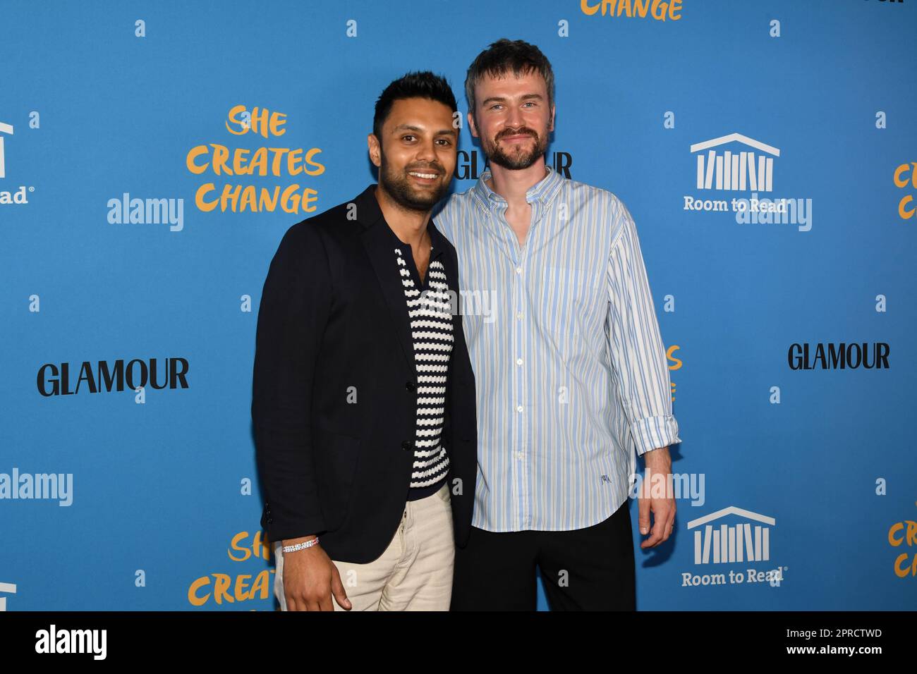New York, USA. 26th Apr, 2023. Mohsin Zaidi, Matthew Johnston attend the Room to Read 2023 New ...