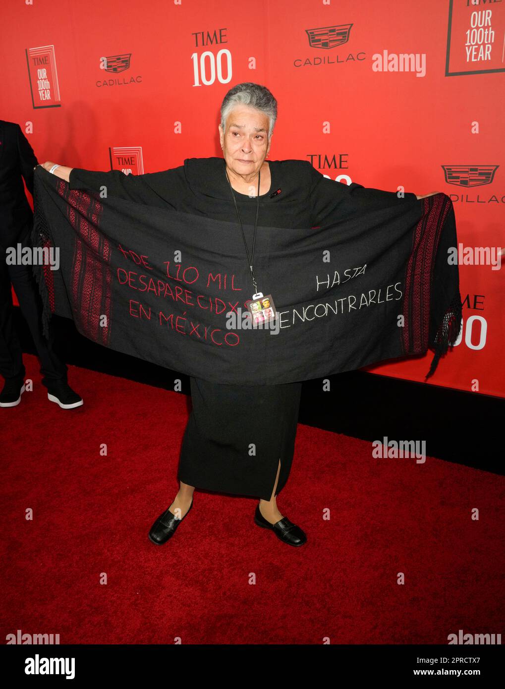 New York, USA. 26th Apr, 2023. Maria Herrera Magdaleno on the red ...