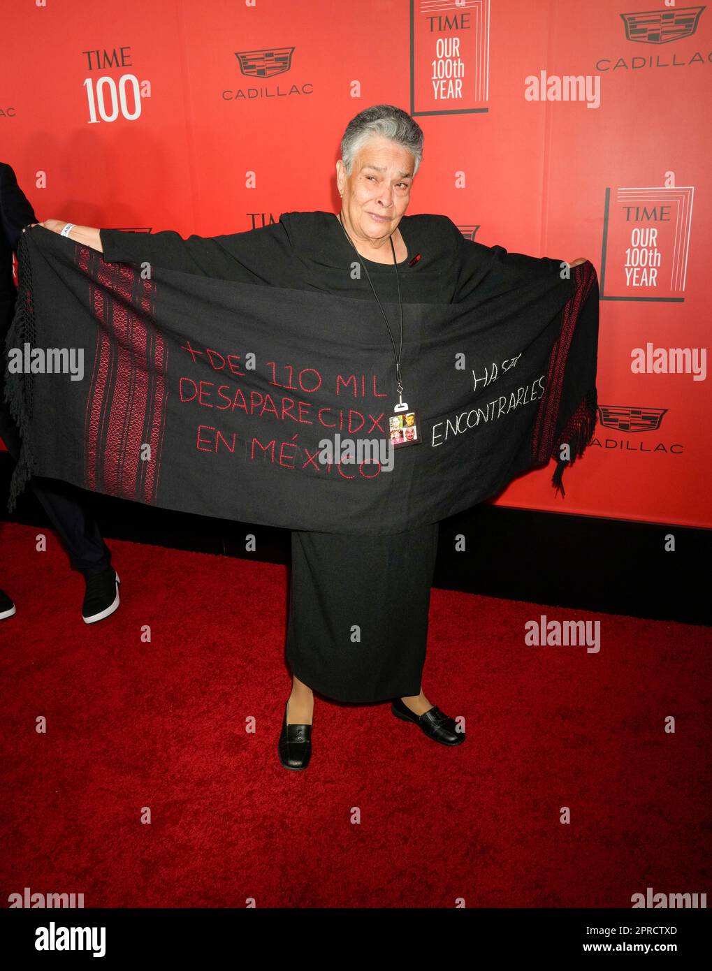 New York, USA. 26th Apr, 2023. Maria Herrera Magdaleno on the red ...