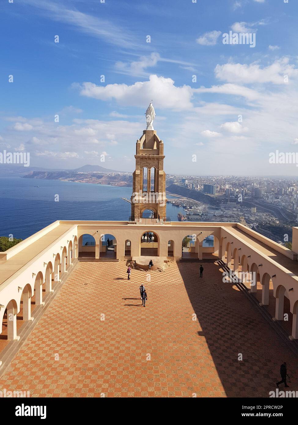 A stunning view of Fort Santa Cruz situated in Mers-el-Kebir, Algeria ...