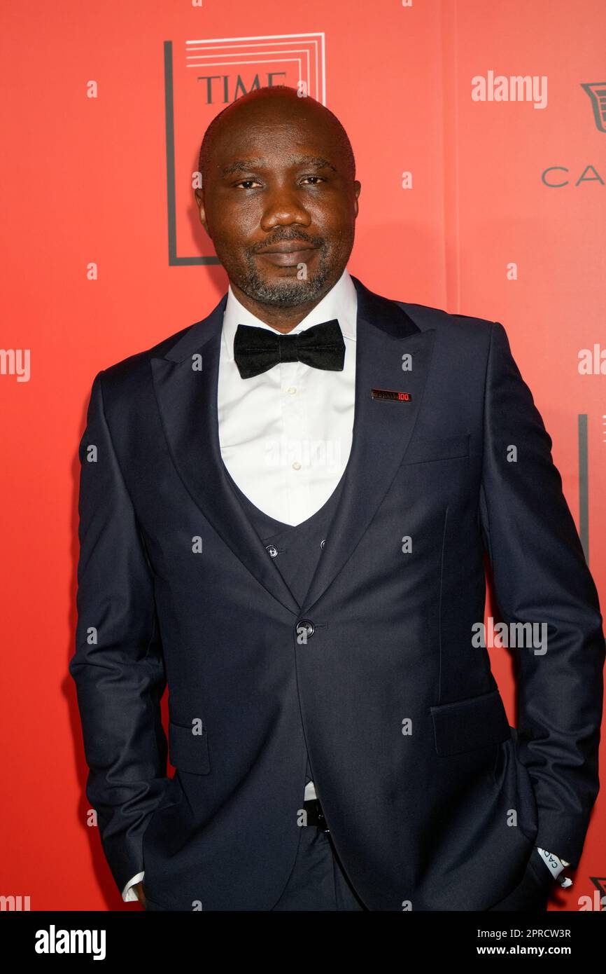 New York, USA. 26th Apr, 2023. Dimie Ogoina on the red carpet during ...