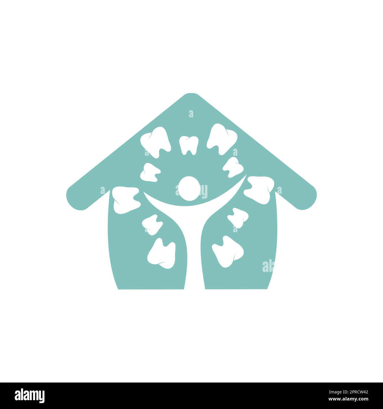 Dental clinic vector design template. Illustration tree icon with tooth ...