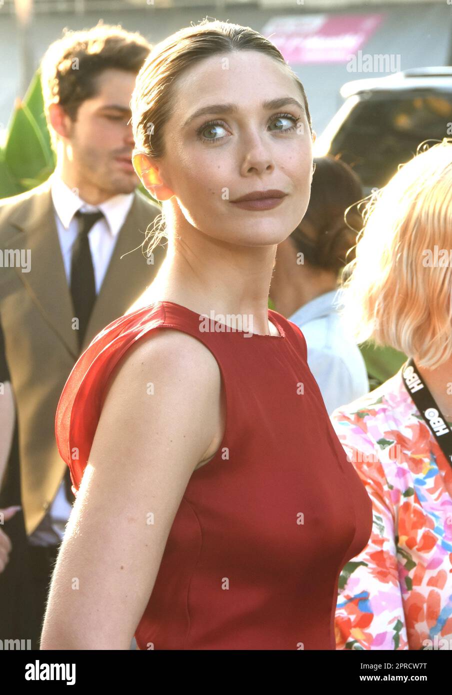 Los Angeles, California, USA 26th April 2023 Actress Elizabeth Olsen ...