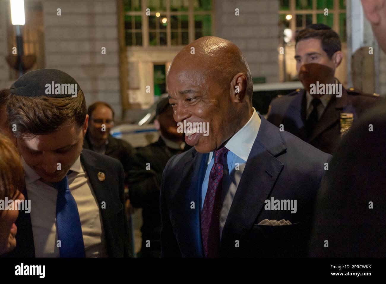 New York, United States. 26th Apr, 2023. New York City Mayor Eric Adams ...