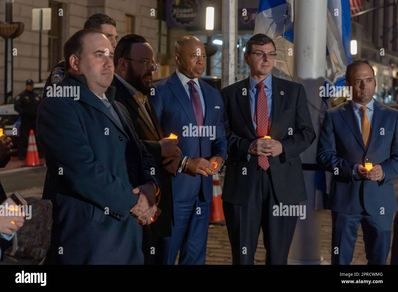 New York, United States. 26th Apr, 2023. New York City Mayor Eric Adams ...