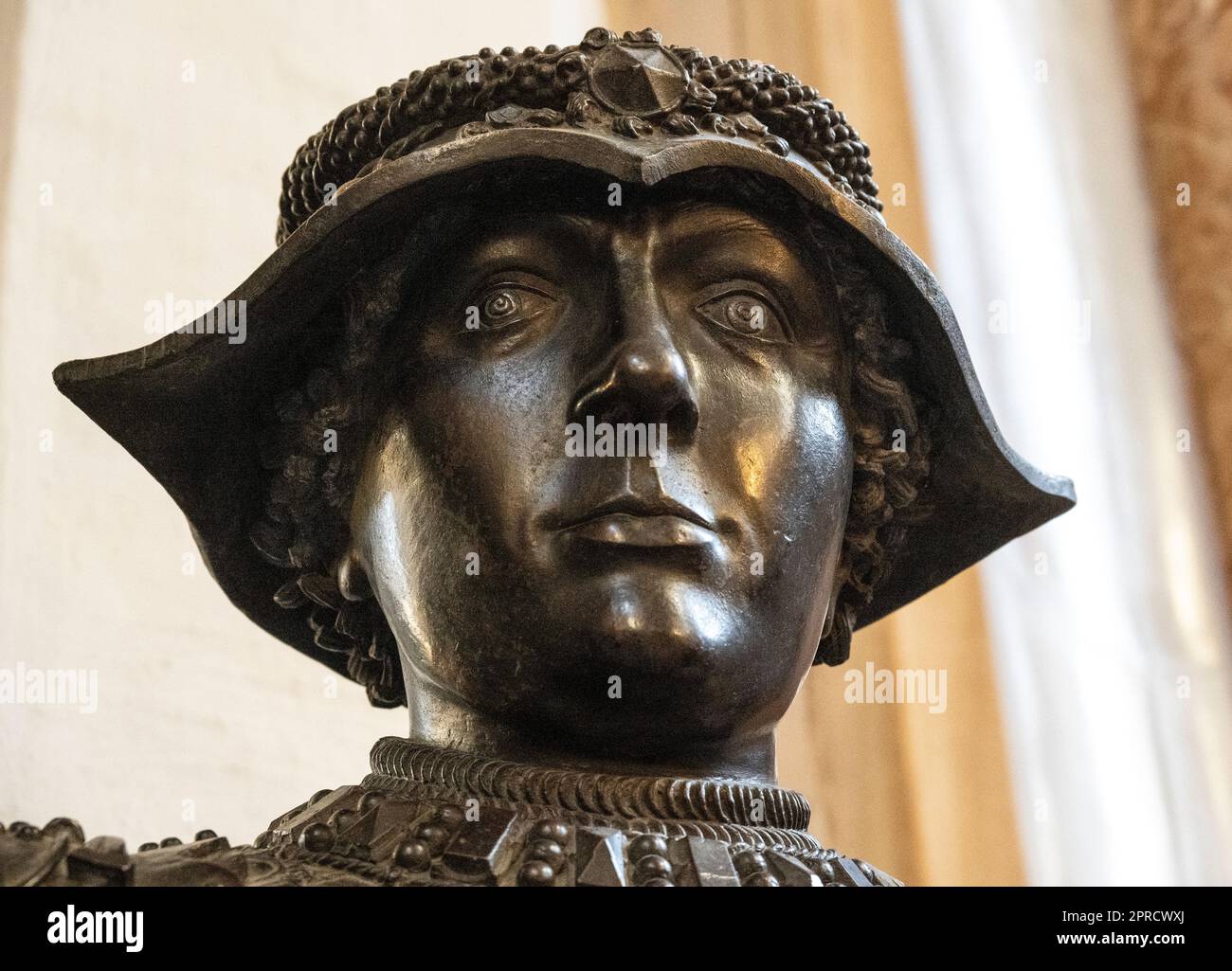 Charles the Bold and Duke of Burgundy bronze statue at the Hofkirche ...