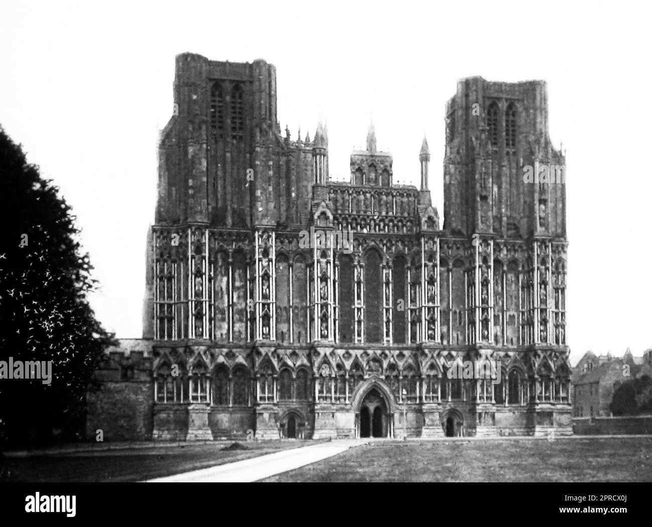 Wells Cathedral, Victorian period Stock Photo - Alamy