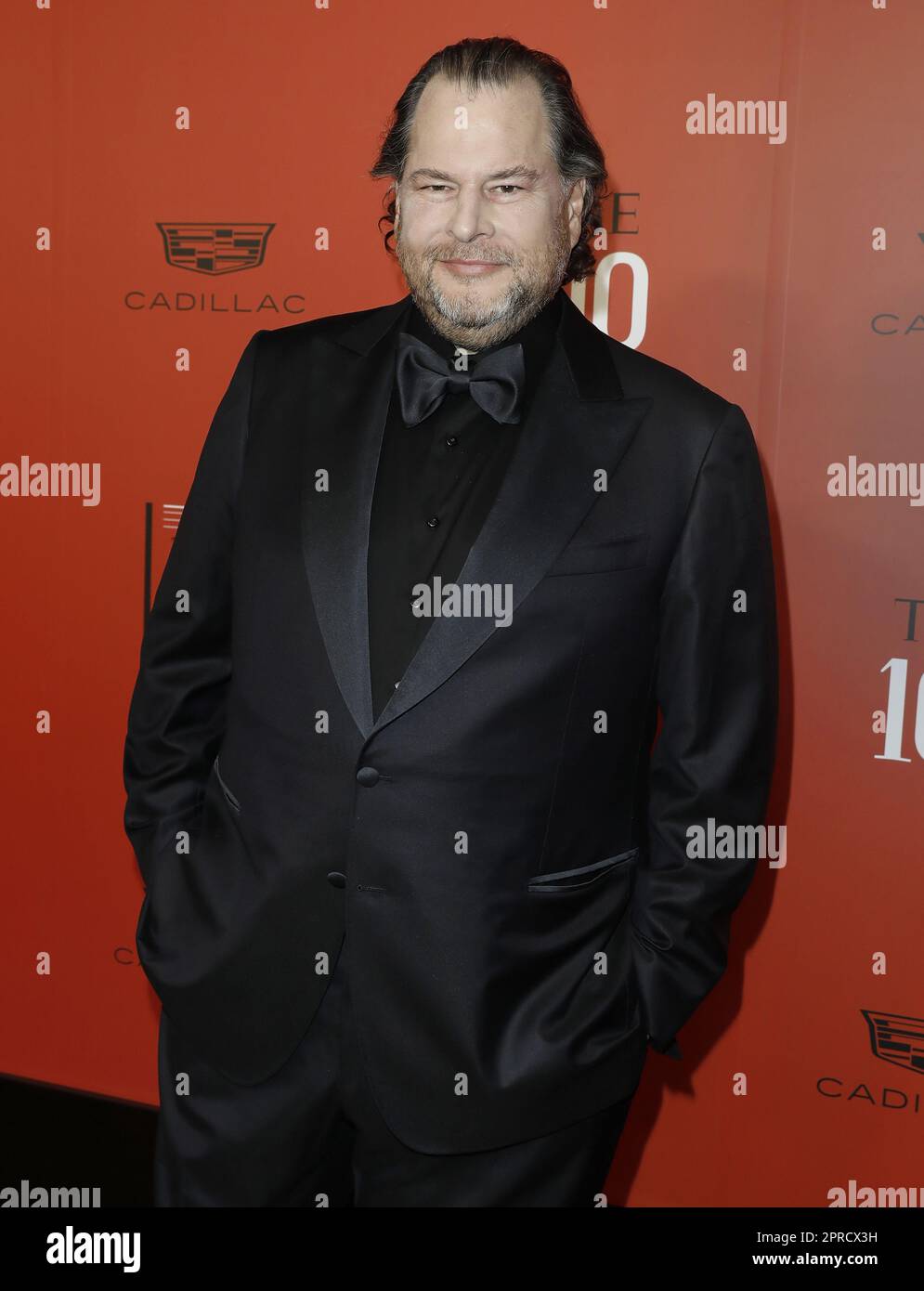 New York, United States. 26th Apr, 2023. Marc Benioff arrives on the ...
