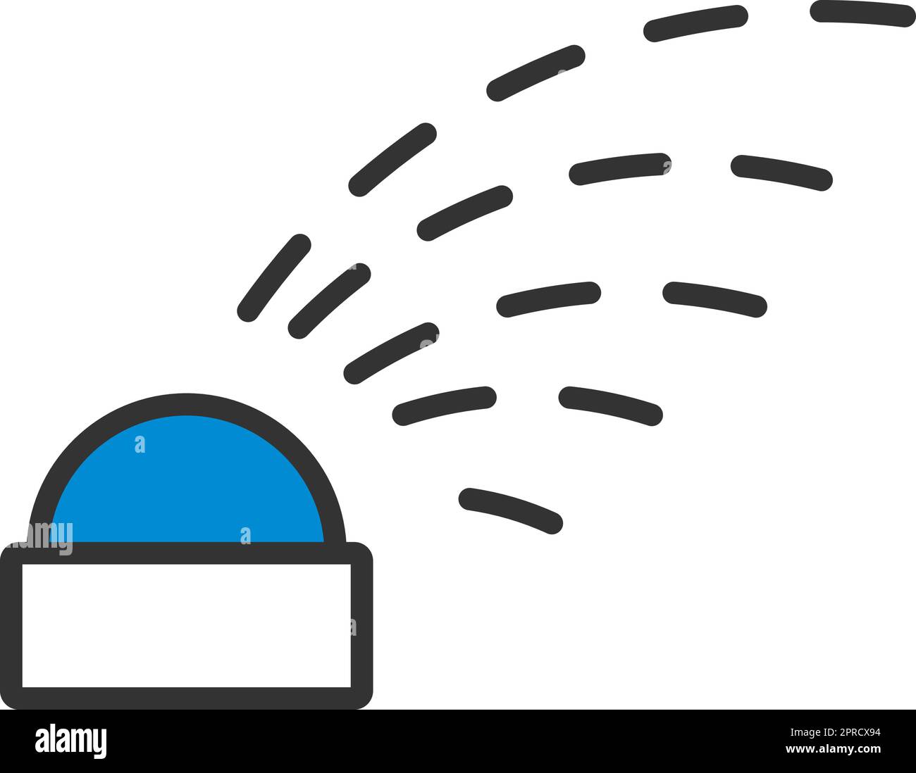 Automatic irrigation sprinkler icon Stock Vector Images - Alamy