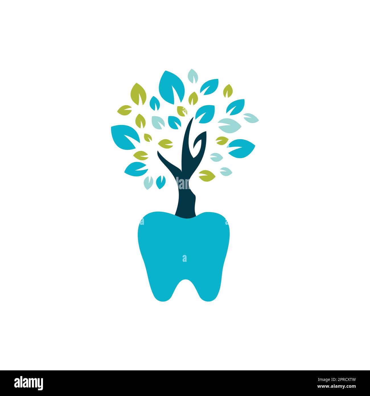 Dental tree vector logo design template. Dental tree vector logo ...