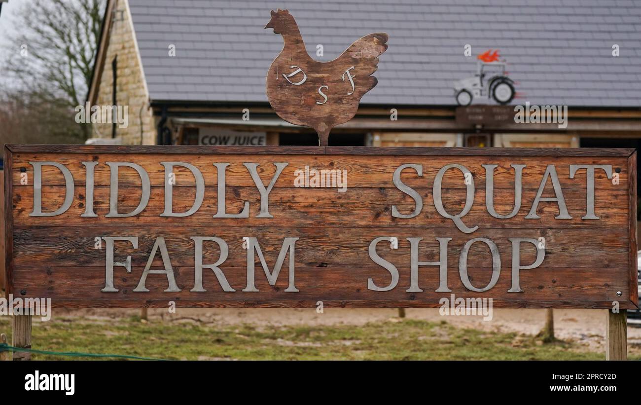 File photo dated 17/3/2023 of Diddly Squat Farm Shop in Chipping Norton, opened by Jeremy ...