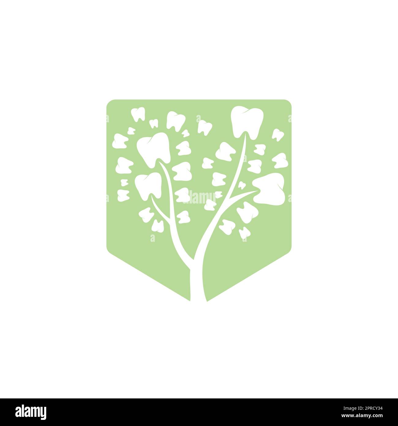 Dental tree vector logo design template. Dental tree vector logo ...