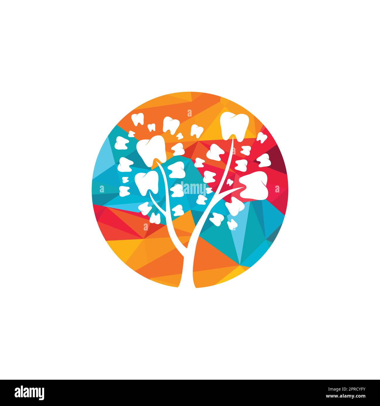 Dental tree vector logo design template. Dental tree vector logo ...