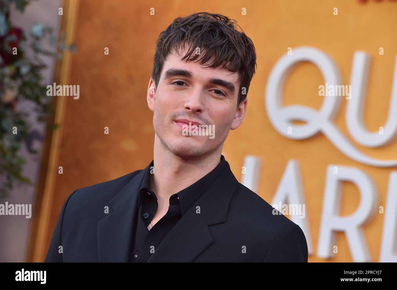 Corey Mylchreest arrives at the Los Angeles premiere of "Queen ...