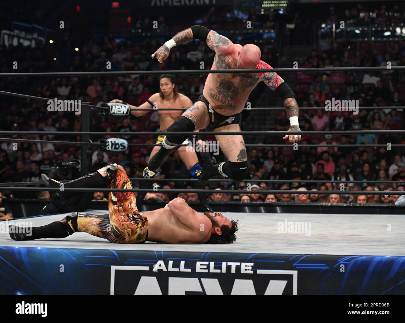 Sunrise FL, USA. 26th Apr, 2023. The Butcher & Blade Vs Kenny Omega & Konosuke Takeshita during ...