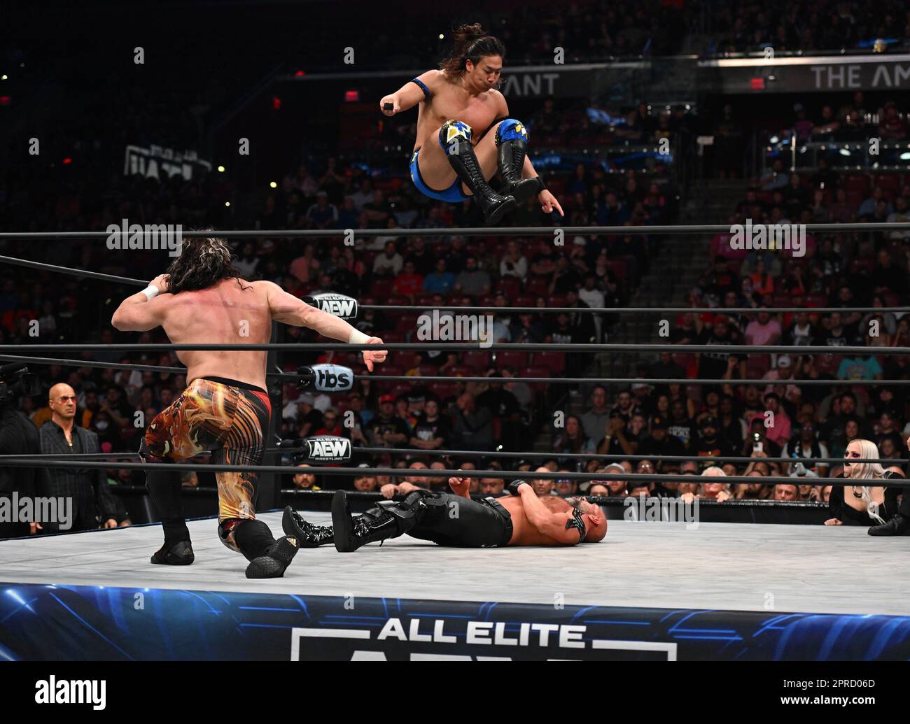 Sunrise FL, USA. 26th Apr, 2023. The Butcher & Blade Vs Kenny Omega & Konosuke Takeshita during ...