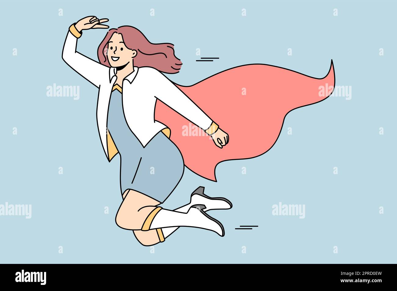 Smiling lady in costume Stock Vector Images - Alamy