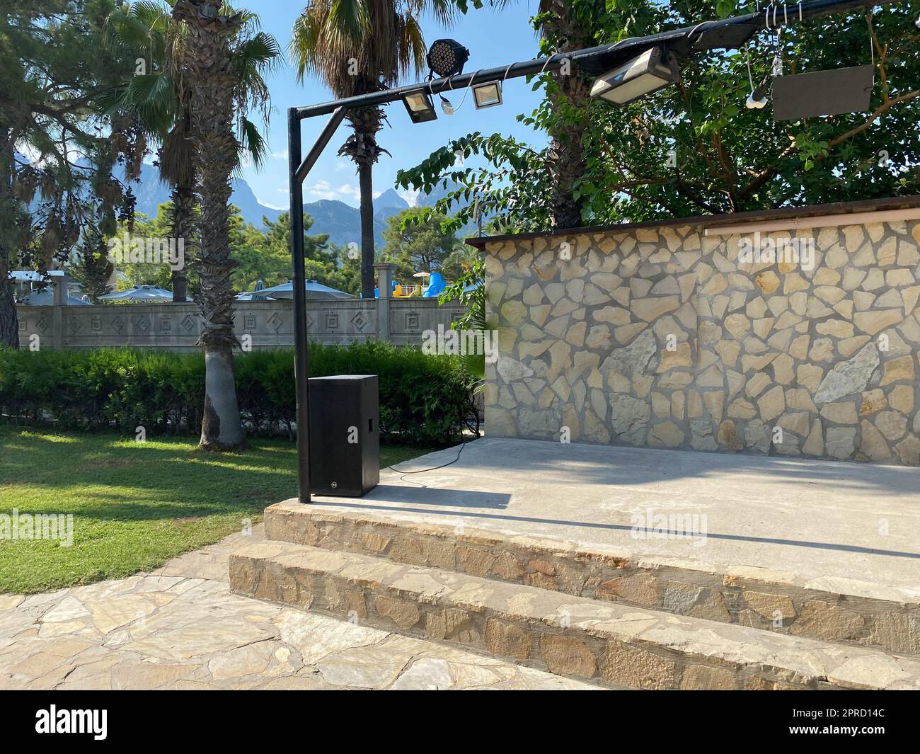 Light show palm tree hi-res stock photography and images - Alamy