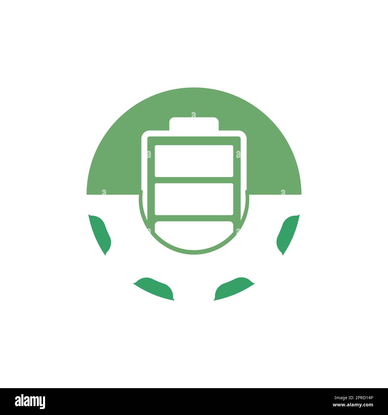 Industrial energy and power logo design concept. Battery and gear icon ...