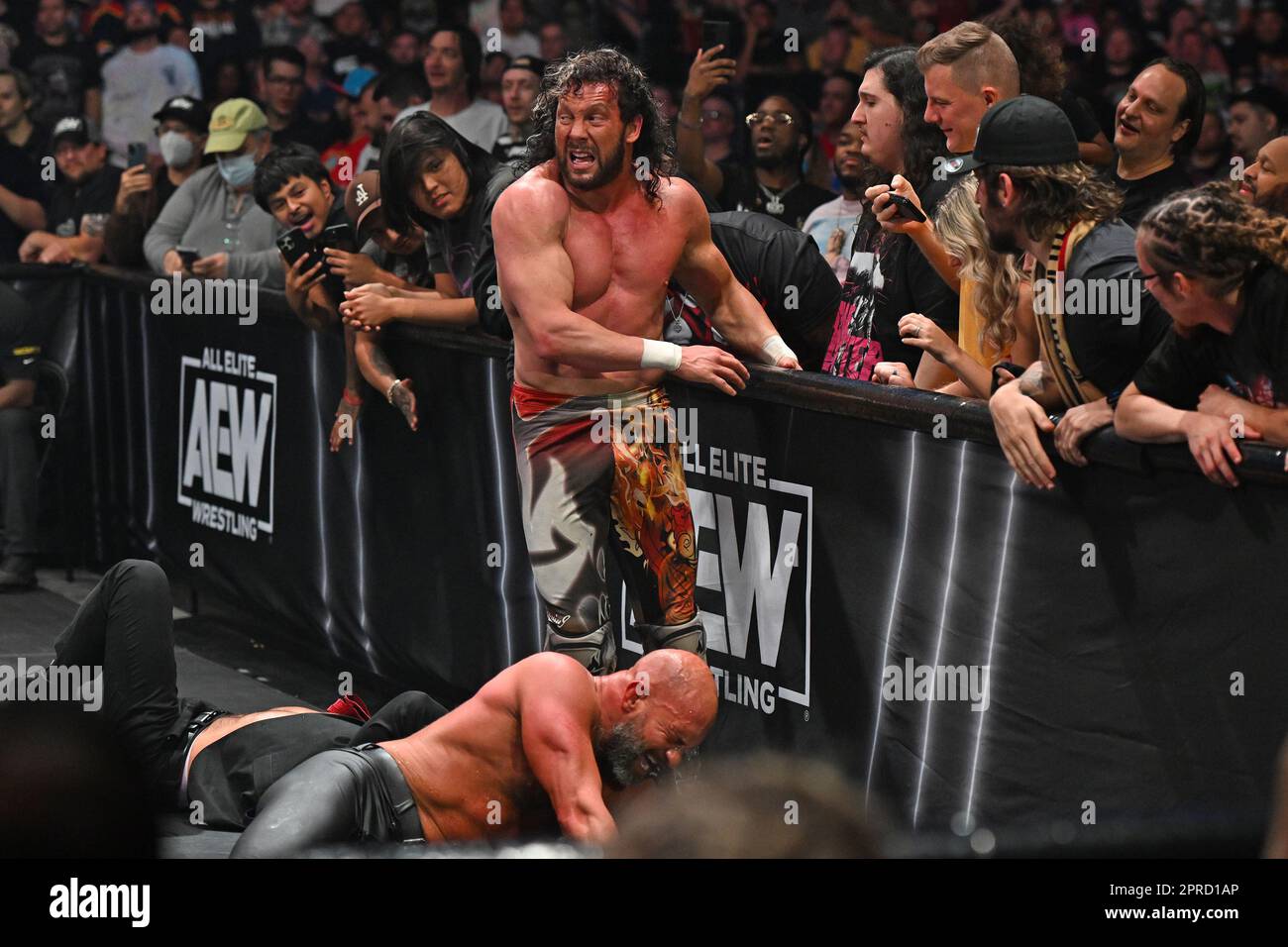 Sunrise FL, USA. 26th Apr, 2023. The Butcher & Blade Vs Kenny Omega & Konosuke Takeshita during ...