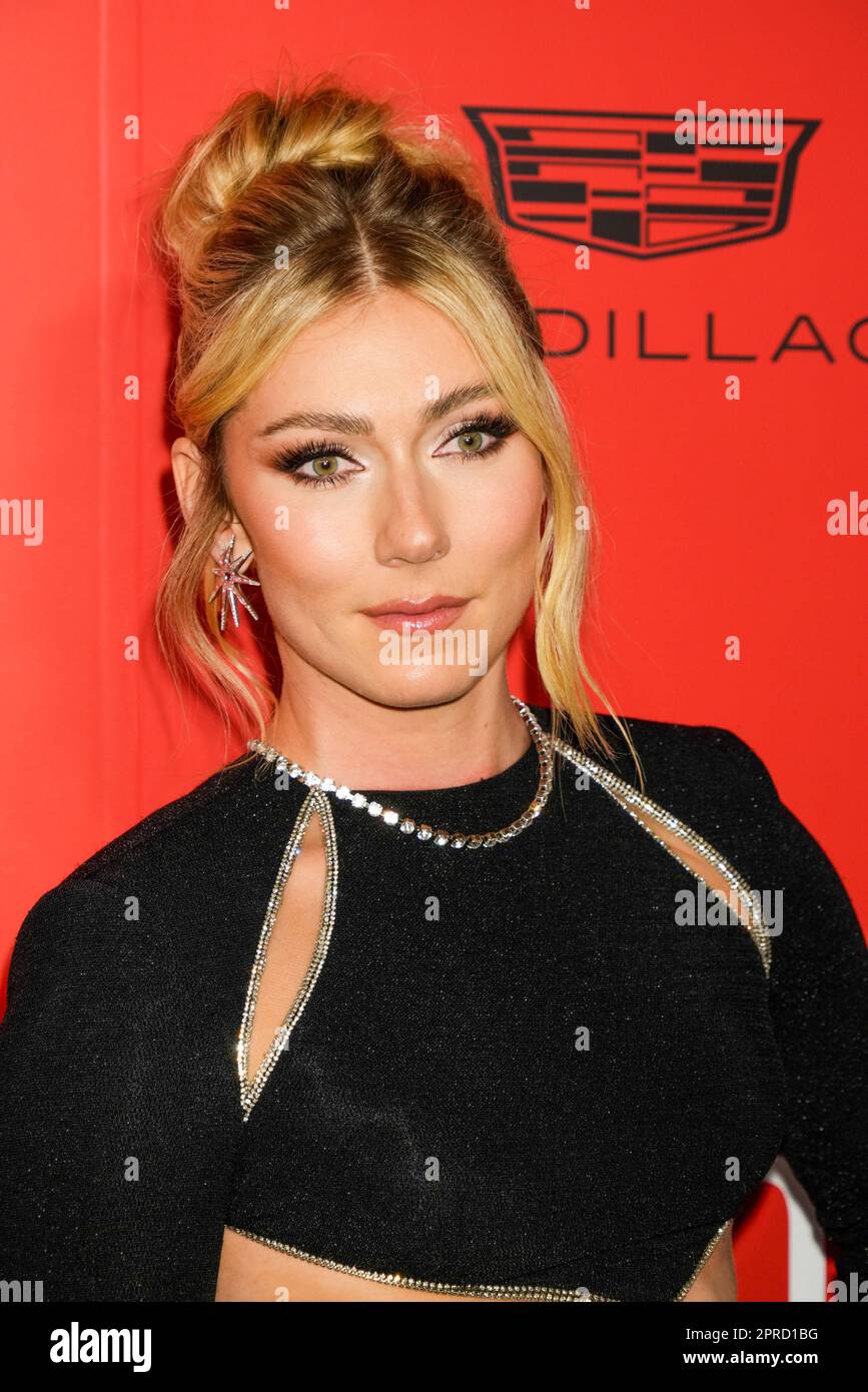 New York, USA. 26th Apr, 2023. Mikaela Shiffrin on the red carpet ...