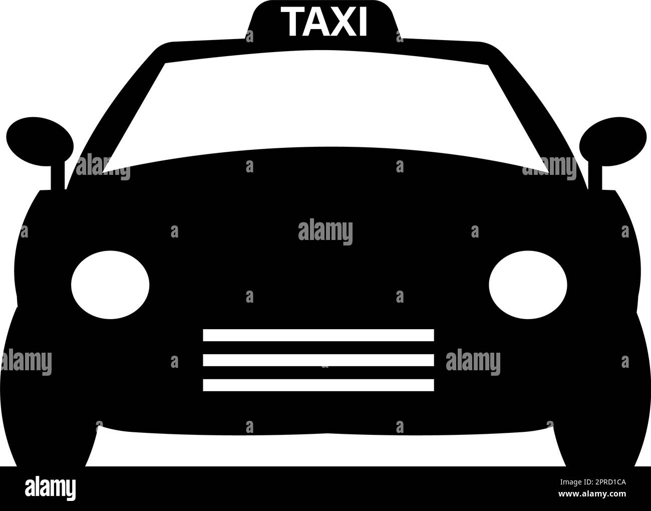 Taxi icon on white background. Taxi sign. flat style Stock Photo - Alamy
