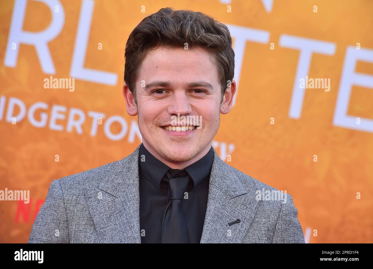 Sam Clemmett arrives at the Los Angeles premiere of "Queen Charlotte: A ...