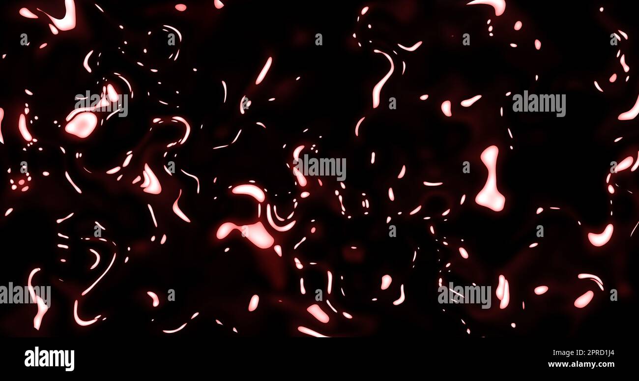 Abstract background with iridescent beautiful bright glowing red creepy ...