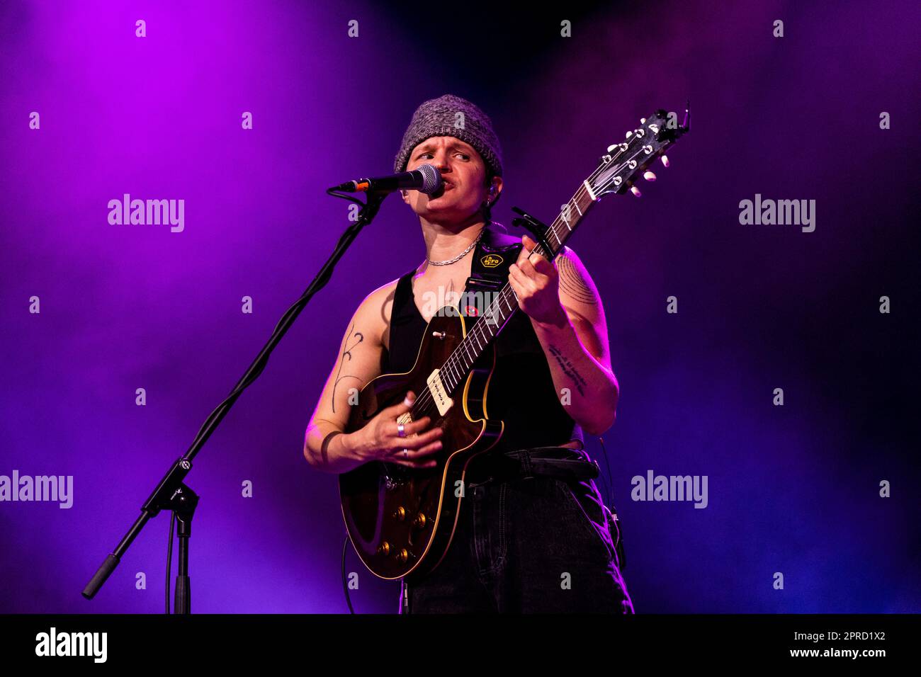 MILAN, ITALY - APRIL 23: Adrianne Lenker of Big Thief performs at ...