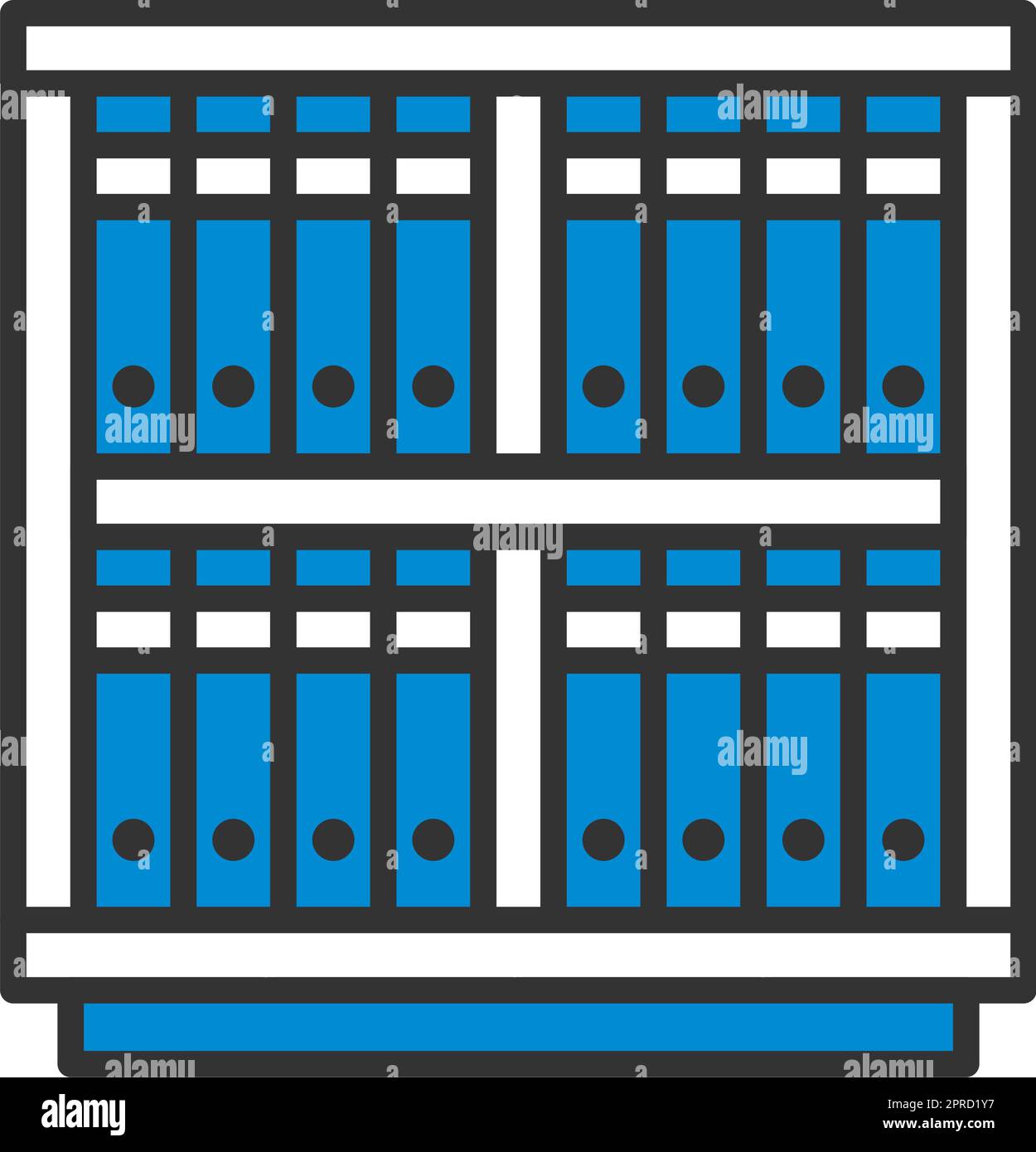 Office Cabinet With Folders Icon Stock Vector Image & Art - Alamy