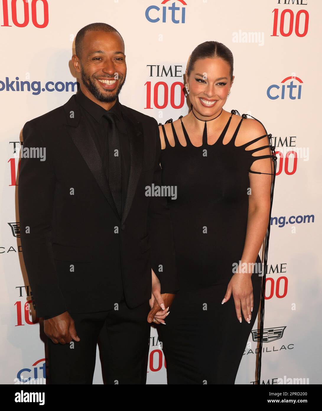 April 26, 2023, New York City, New York, USA: JUSTIN ERVIN and model ...