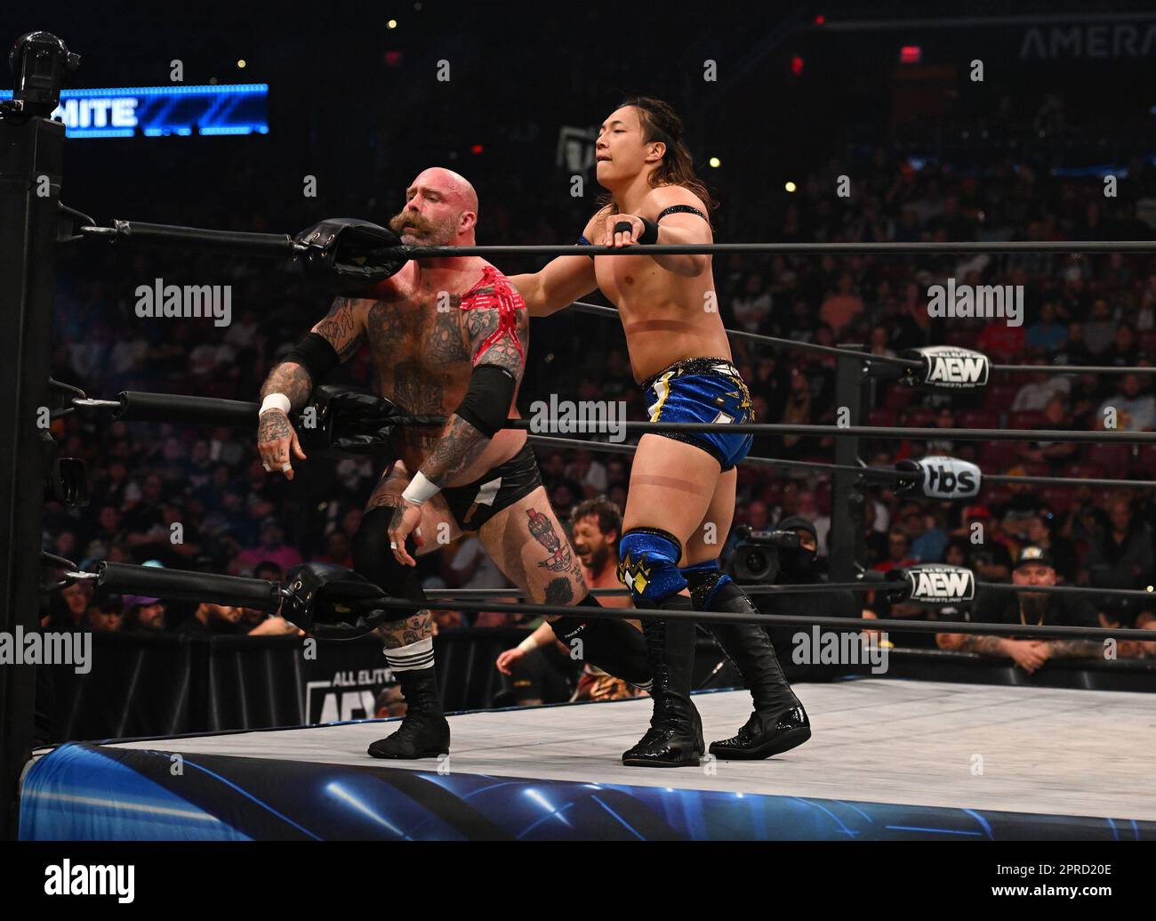 Sunrise FL, USA. 26th Apr, 2023. The Butcher & Blade Vs Kenny Omega & Konosuke Takeshita during ...