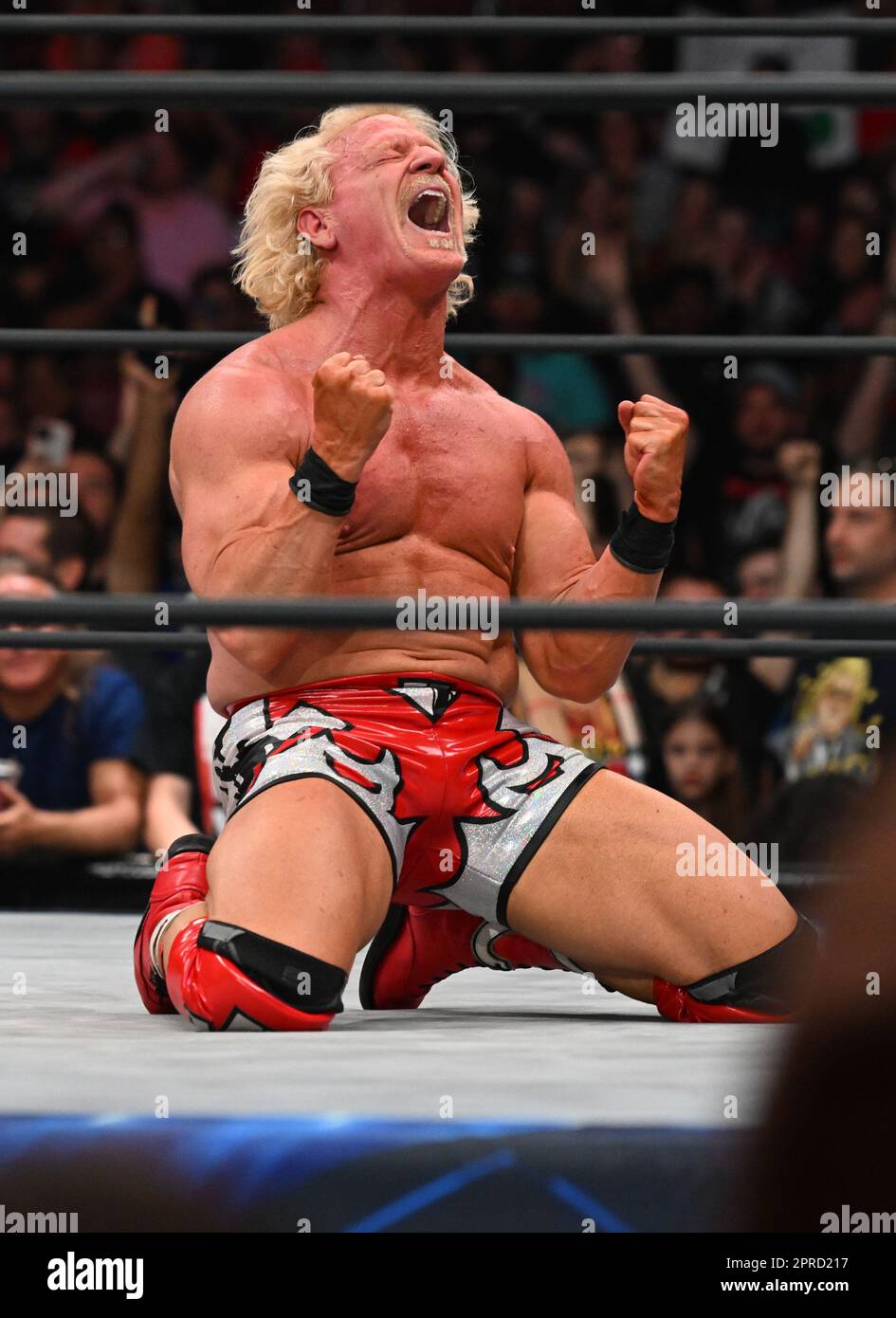 Sunrise FL, USA. 26th Apr, 2023. Dax Harwood Vs Jeff Jarrett during The AEW Wrestling Dynamite ...