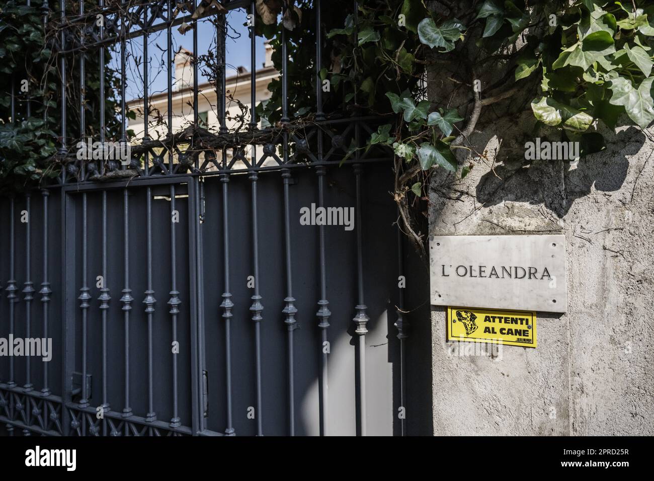 Actor George Clooney's home, Villa L'Oleandra, in Laglio, Lake Como, Italy, April 5, 2023. Photo ...