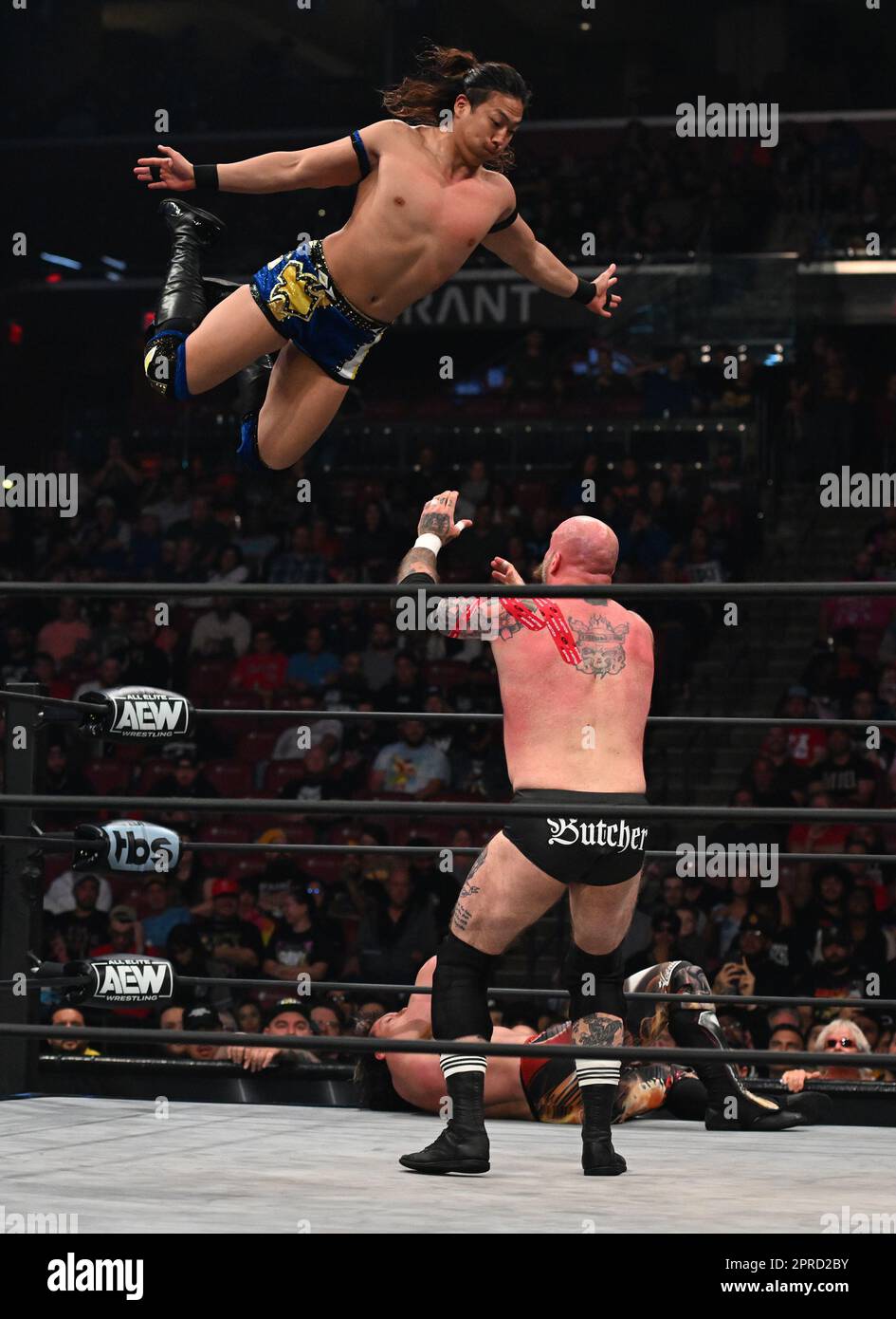 Sunrise FL, USA. 26th Apr, 2023. The Butcher & Blade Vs Kenny Omega ...
