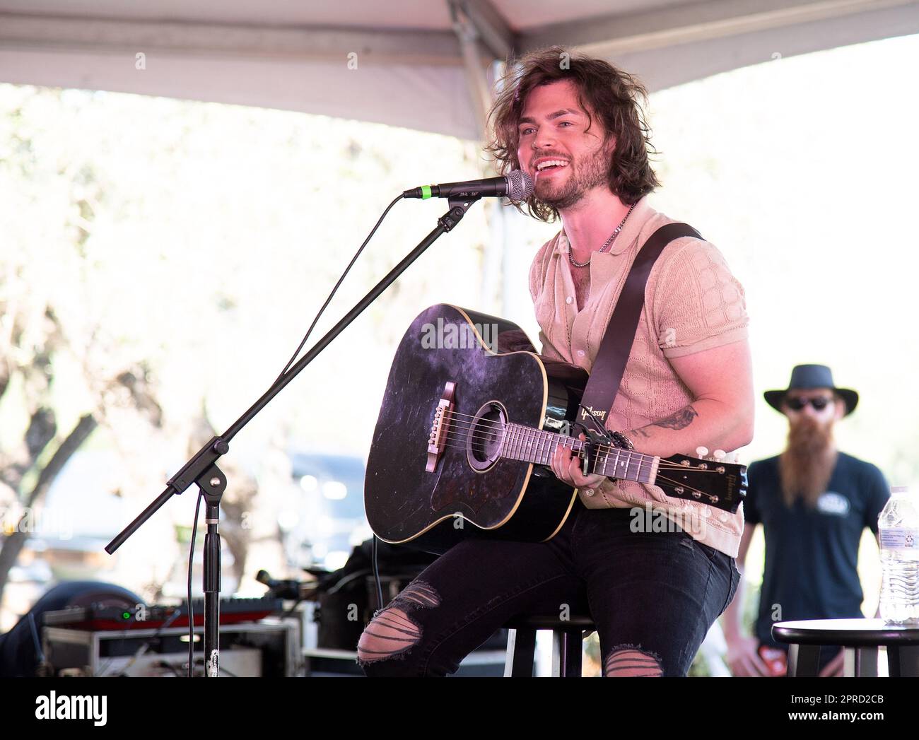 St. Helena, USA. 25th Apr, 2023. Chase McDaniel performs during Day 1 ...