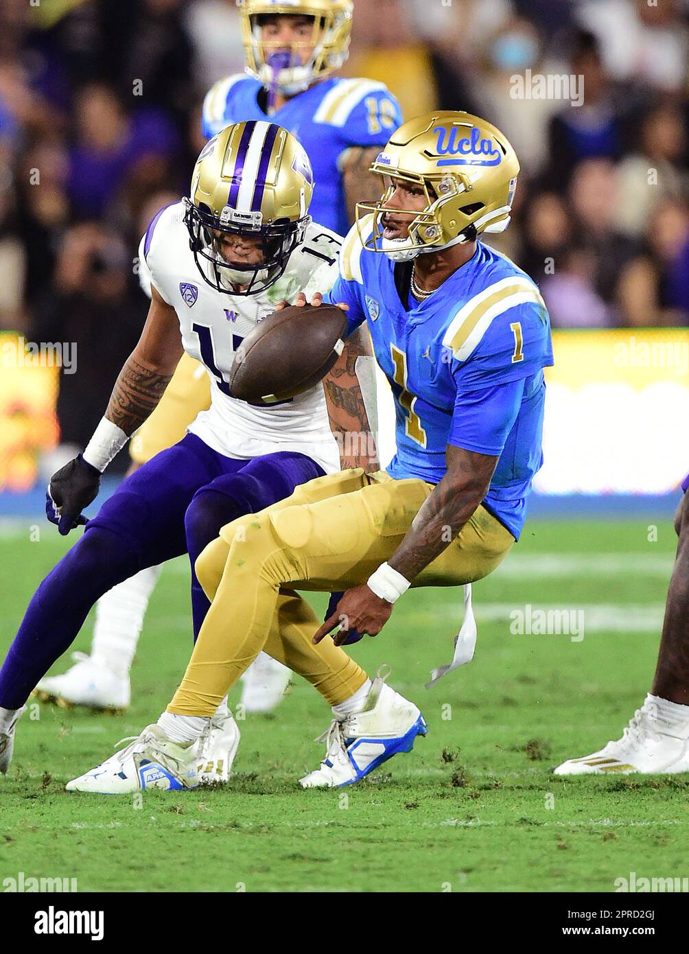 (FILE PHOTOS).former UCLA Bruins quarterback (1) Dorian Thompson ...