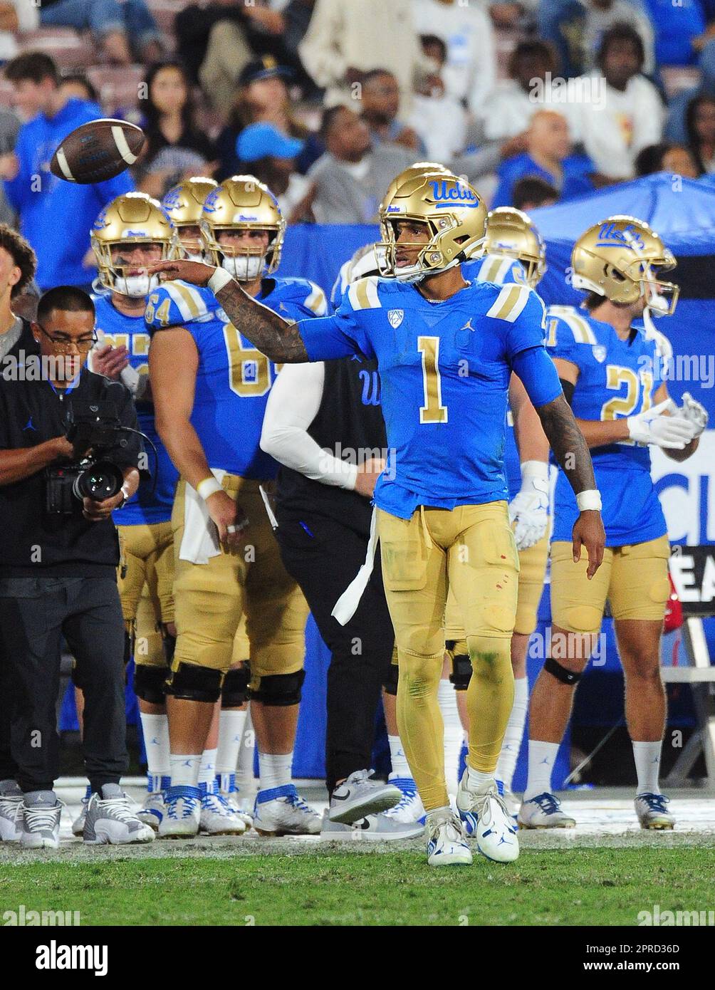 (FILE PHOTOS).former UCLA Bruins quarterback (1) Dorian Thompson ...