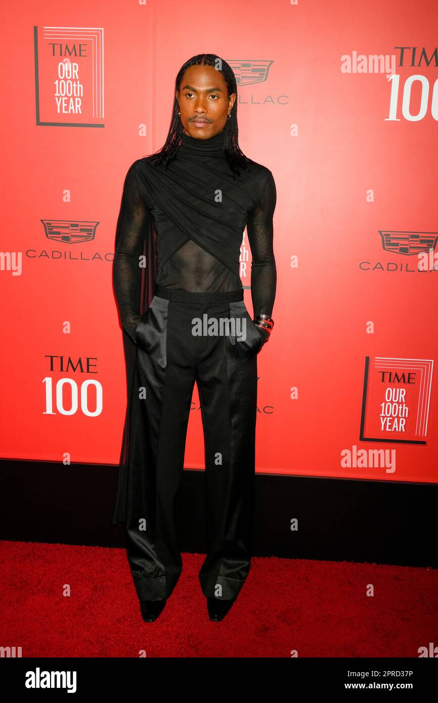 New York, USA. 26th Apr, 2023. Steve Lacy on the red carpet during The ...