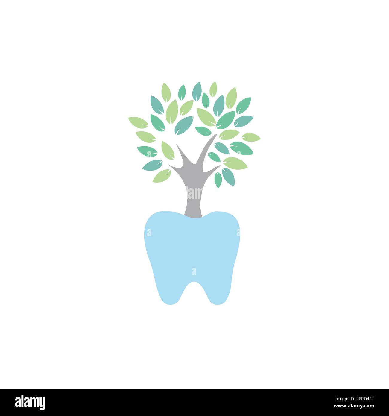 Dental tree vector logo design template. Dental tree vector logo ...