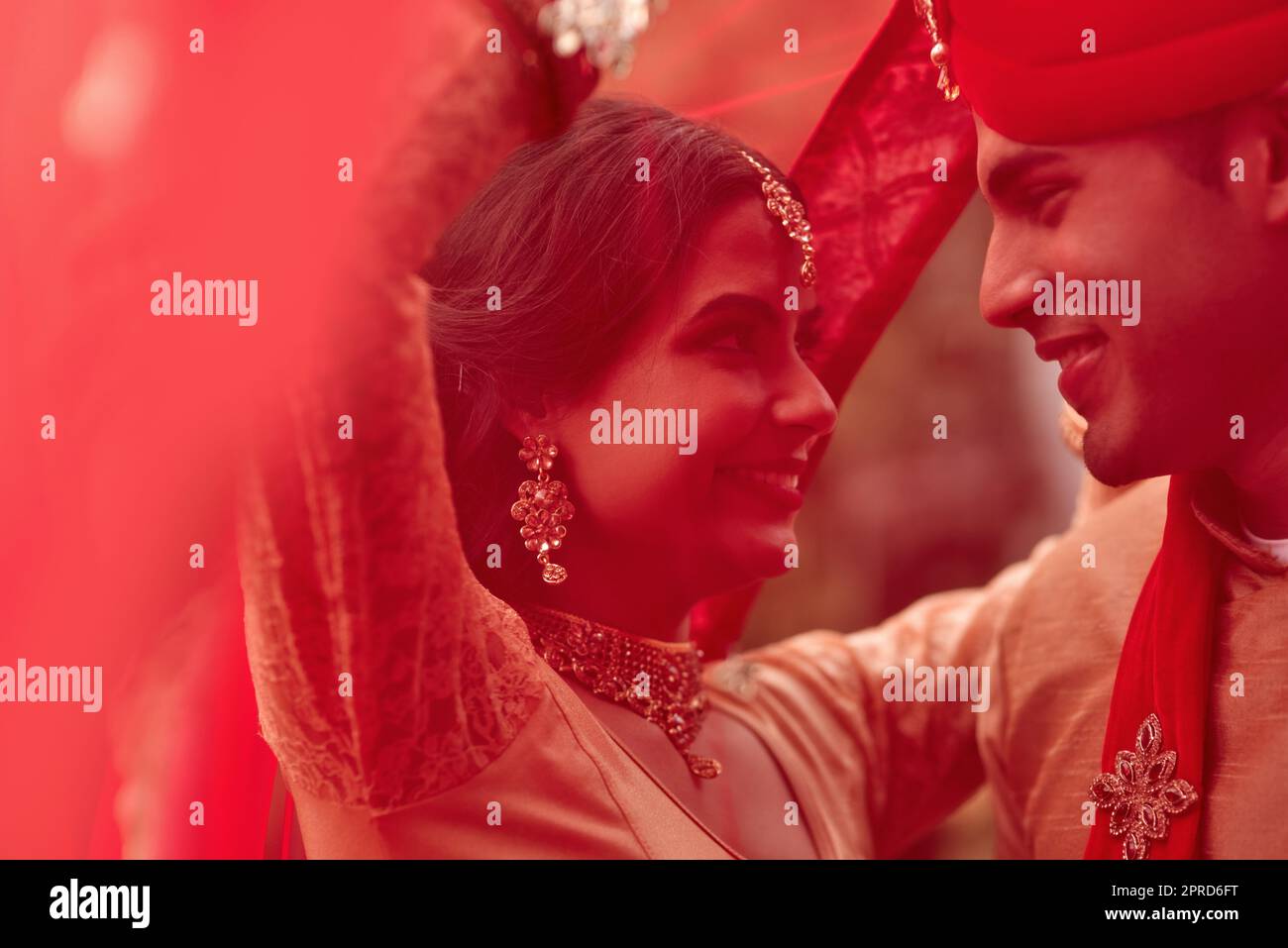 This is the most special day of our lives. a young hindu couple on ...