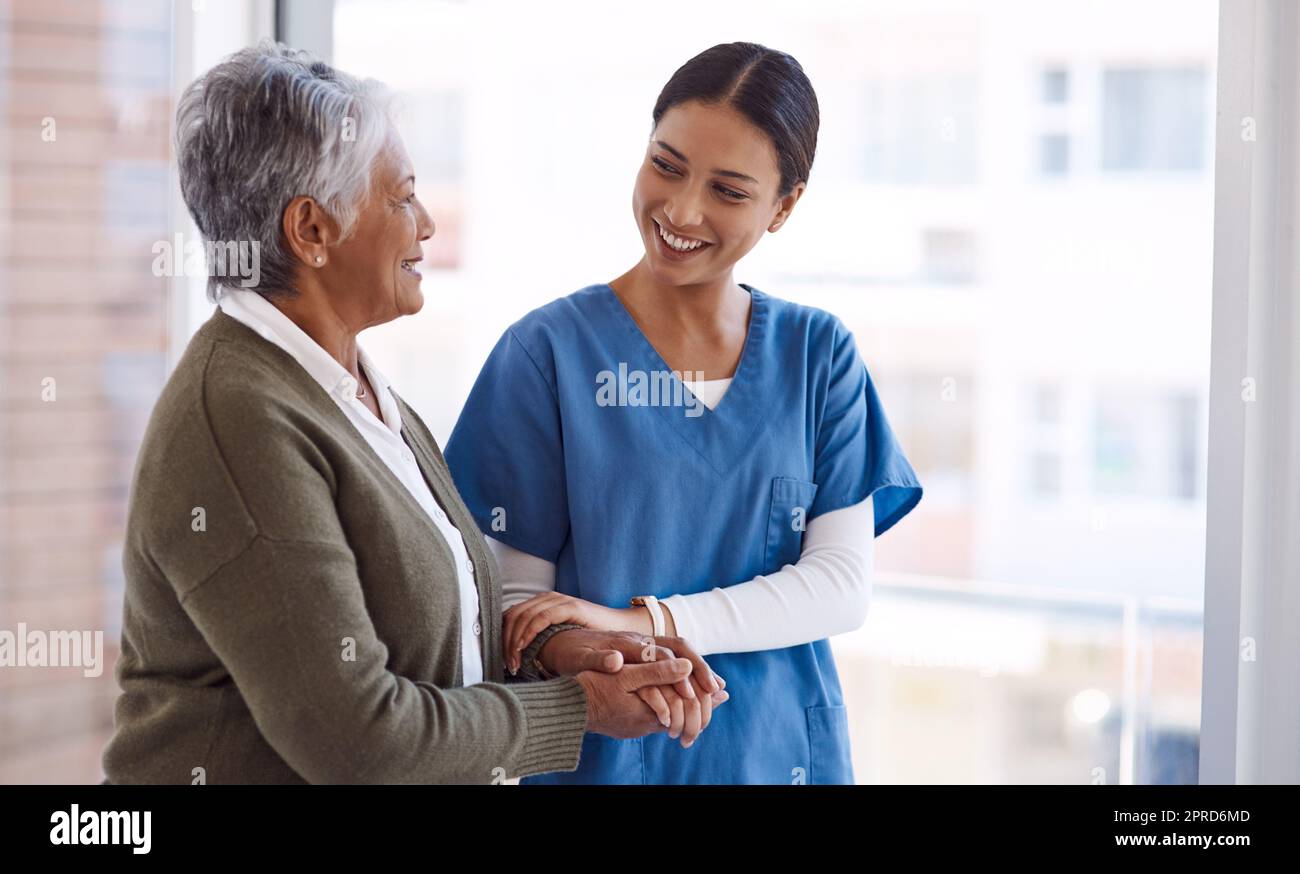 Young caring for old hi-res stock photography and images - Alamy