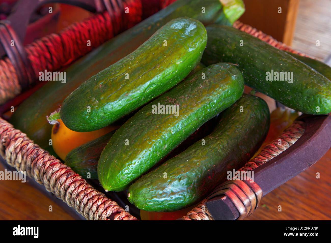 cucumbers at the market fresh organic food vegetables Stock Photo - Alamy