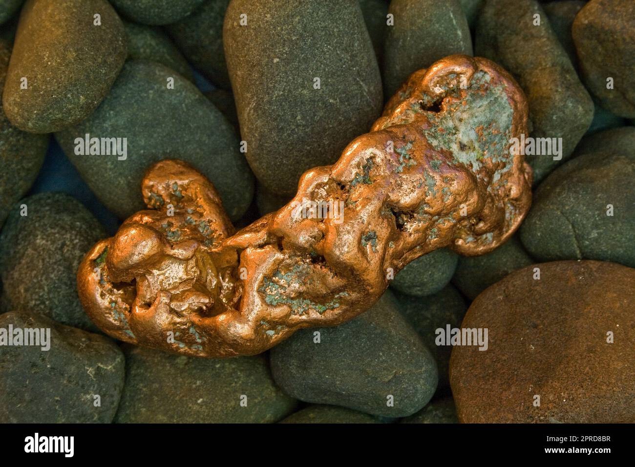 8 Ounce Michigan Copper Nugget - USA Stock Photo - Alamy