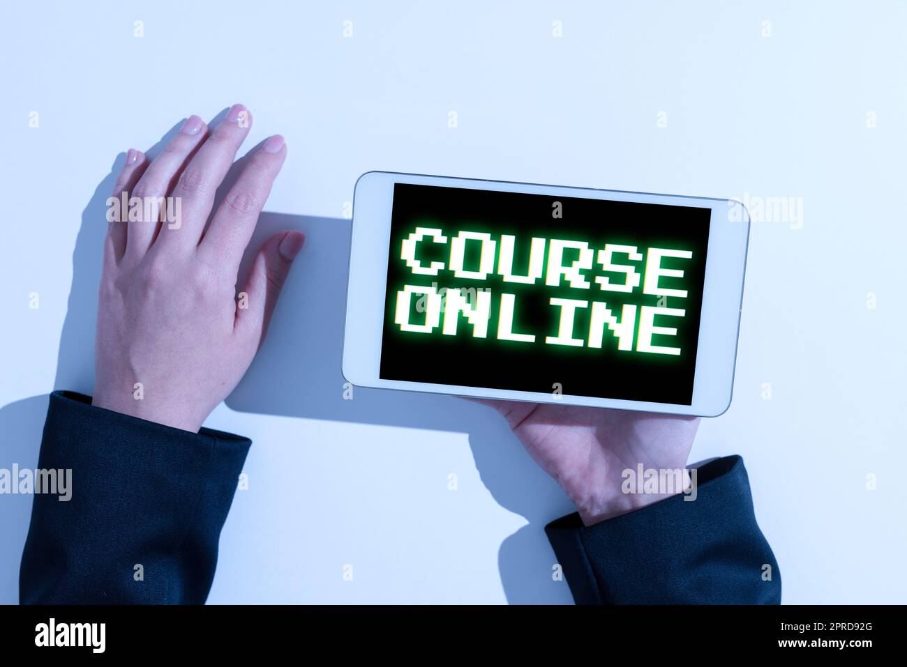 Text showing inspiration Course Online. Internet Concept eLearning ...