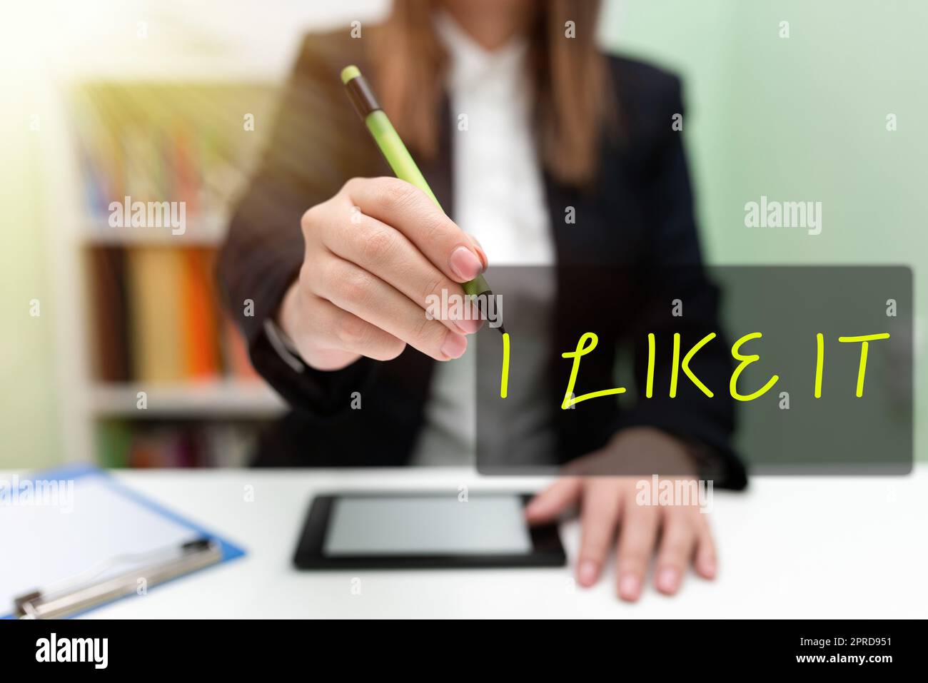 Text sign showing I Like It. Internet Concept To be pleased with ...