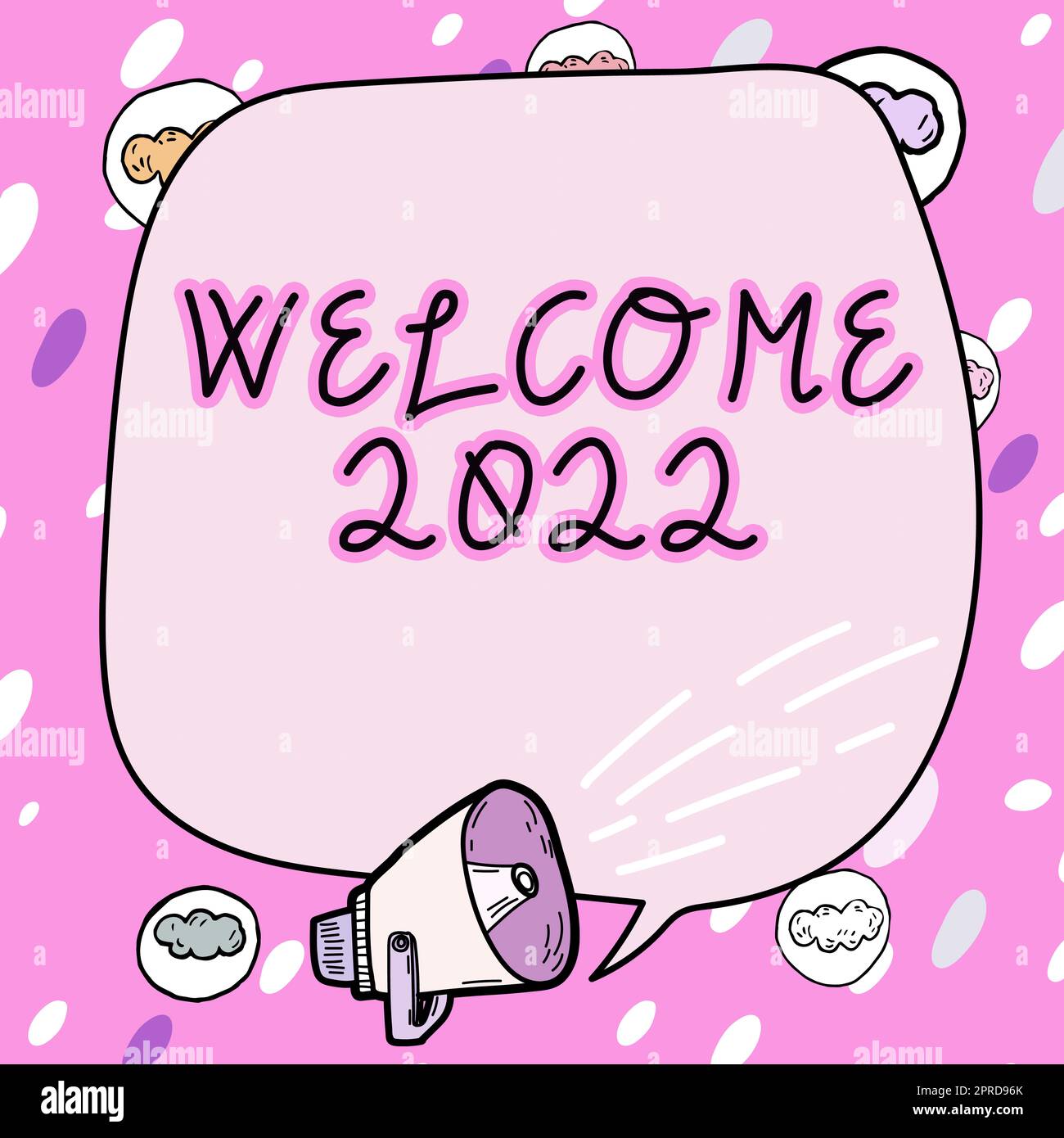 Conceptual display Welcome 2022, Internet Concept New Year Celebration ...
