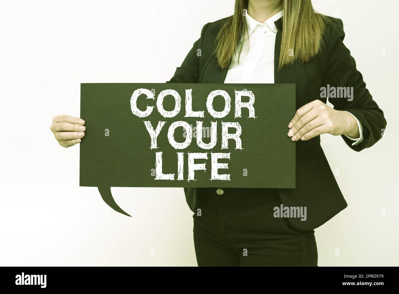 Hand writing sign Color Your Life. Business showcase Make your days ...