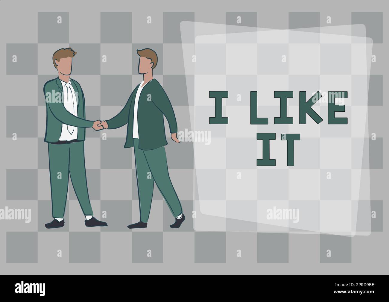 Hand writing sign I Like It, Business showcase To be pleased with ...