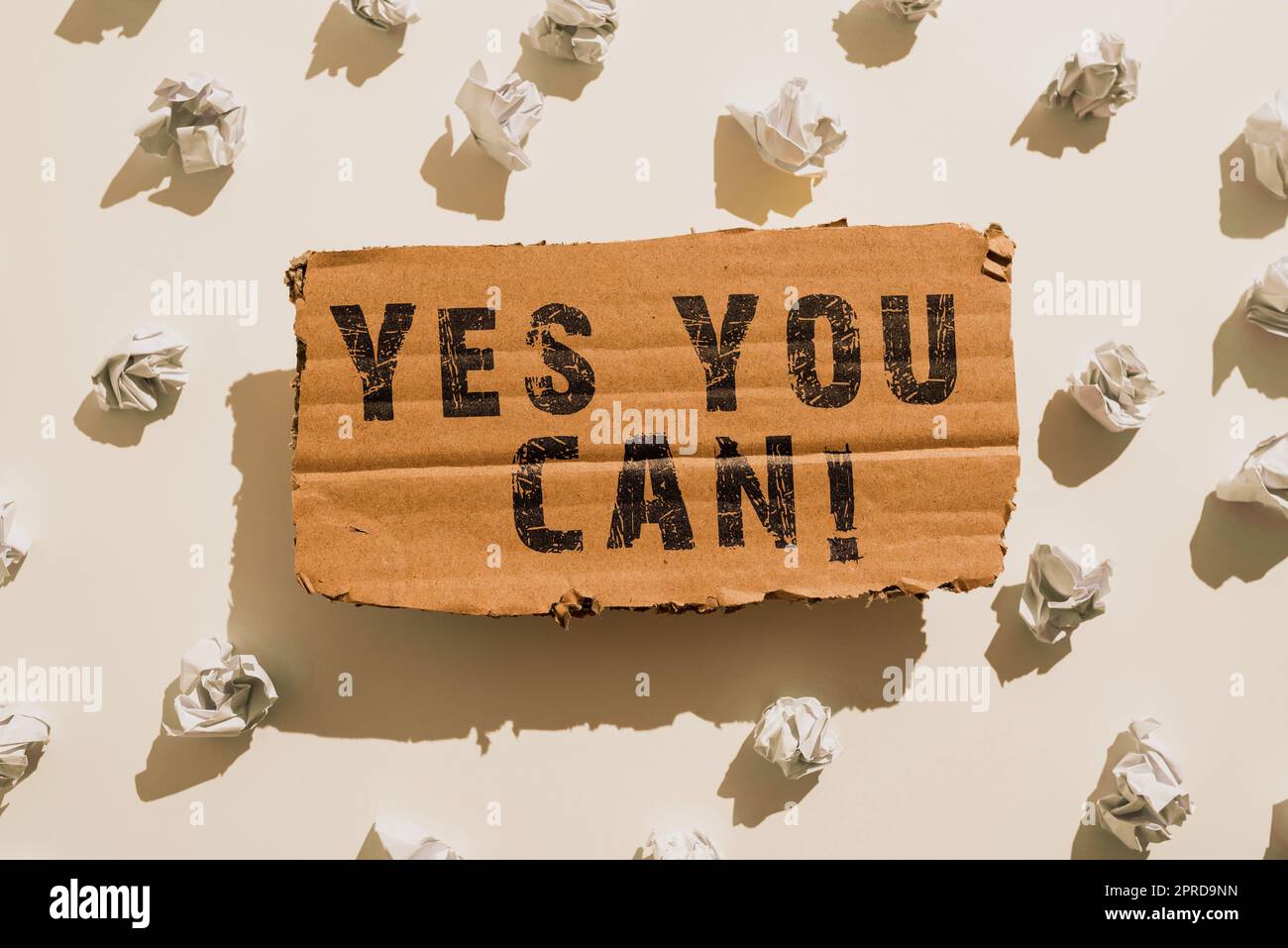 Conceptual display Yes You Can. Word Written on Positivity ...